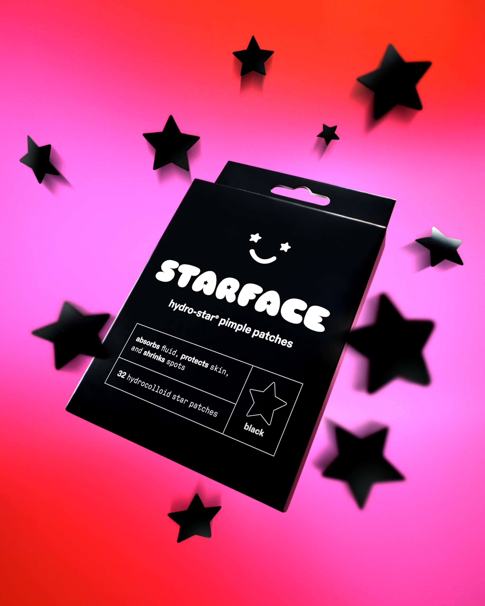 Hydro-Star® Black Star Pimple Patches | Starface World – StarfaceWorld UK